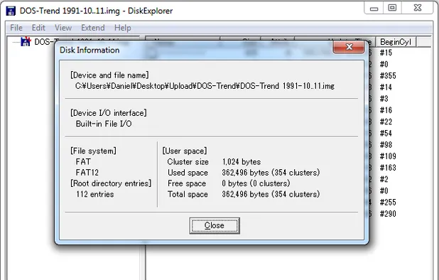DiskExplorer – Floppy disk image editor: A tool to work with floppy ...