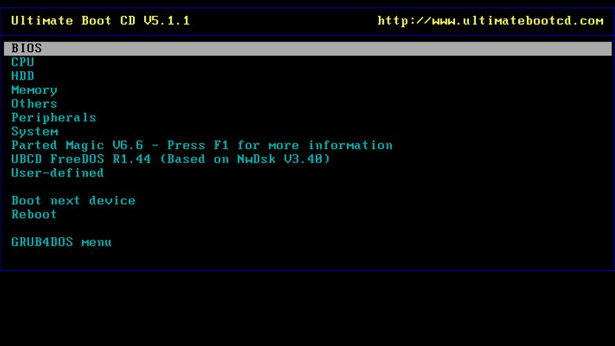 Ultimate Boot CD: Live/Bootable CD with network support containing ...