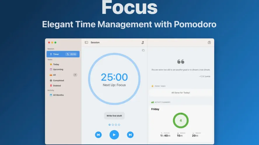 Pomofocus Alternatives: 25+ Pomodoro Timers & Similar Websites ...
