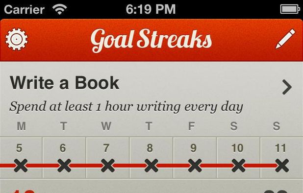 Goal Streaks: Whether it's getting in shape or writing a | AlternativeTo