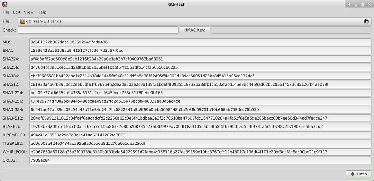 GtkHash Alternatives and Similar Software | AlternativeTo