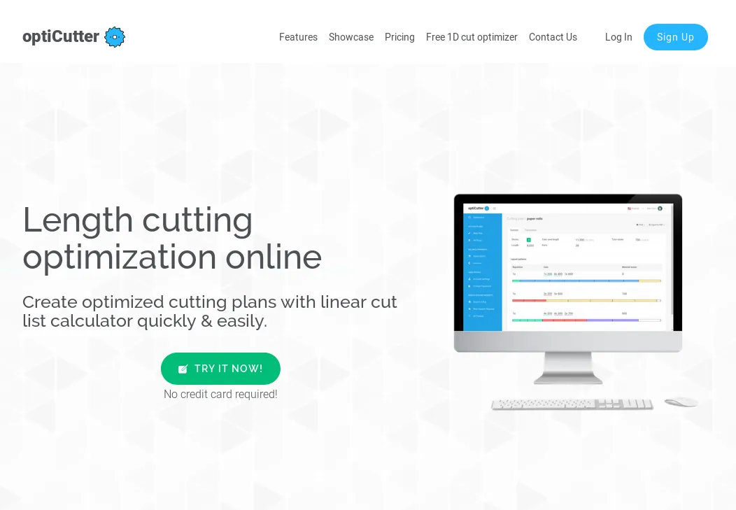 optiCutter: Online length cutting optimization software, designed to ...