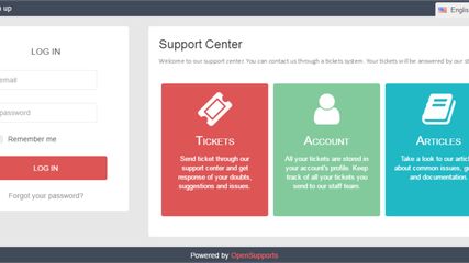 OpenSupports: Simple open source ticket system with user system and ...