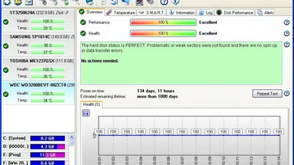 Hard Disk Sentinel: SSD and HDD health monitoring and analysis utility ...