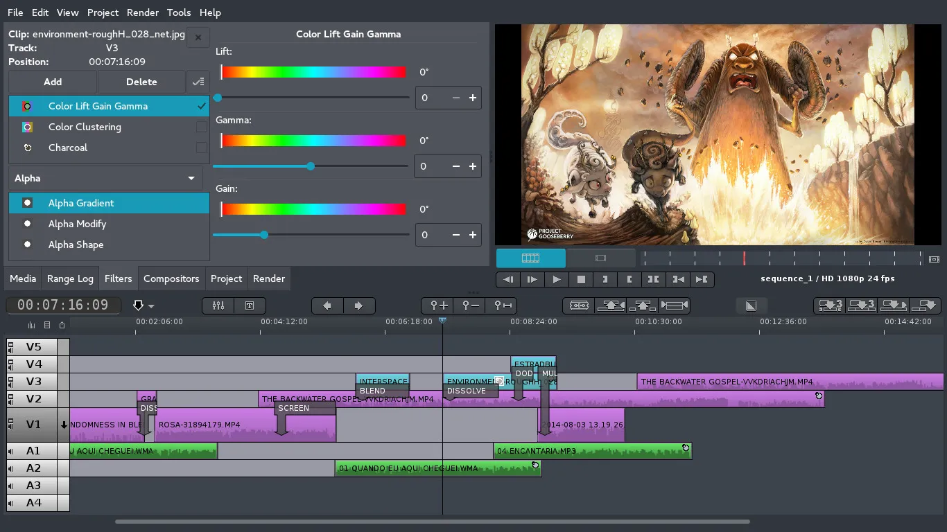 Flowblade: Multitrack non-linear video editor for Linux released under ...
