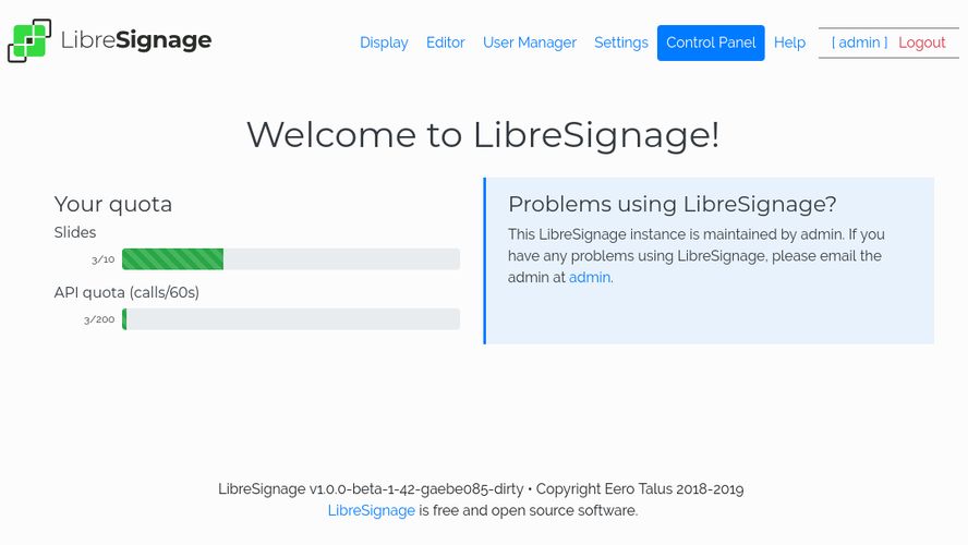 LibreSignage: An open source digital signage solution | AlternativeTo