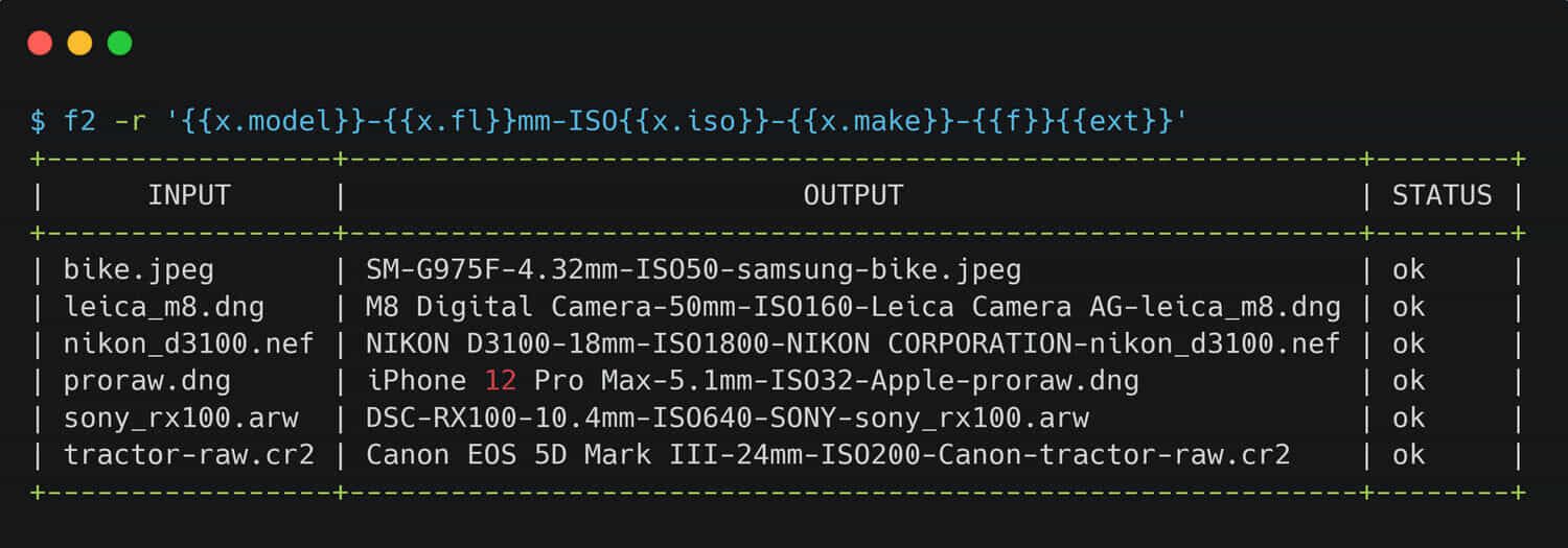 F2: Cross-platform command-line tool for batch renaming files and directories | AlternativeTo
