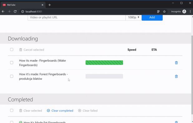 MeTube: Self-hosted YouTube downloader (web UI for youtube-dl / yt-dlp ...