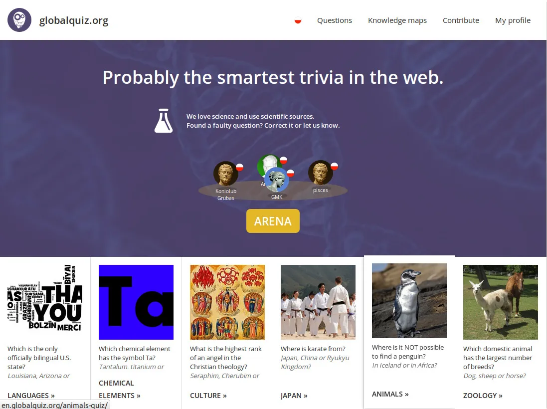 globalquiz.org Alternatives: Top 10 Quiz Games and similar websites ...