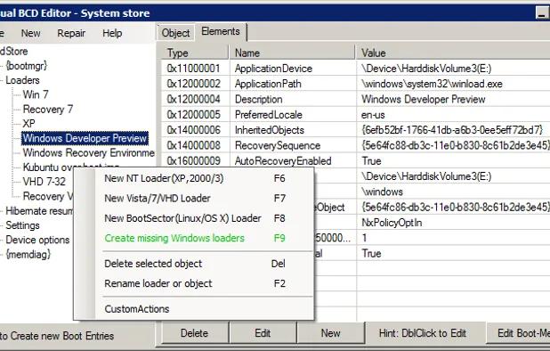Visual BCD Editor: - advanced GUI version of | AlternativeTo