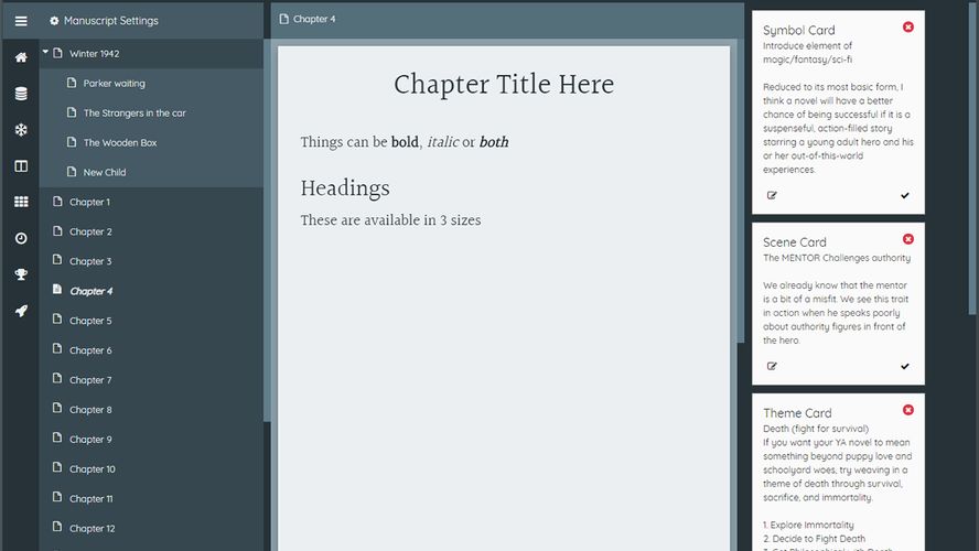 Wavemaker Novel Writing: Looking for a suite of tools for writing your ...