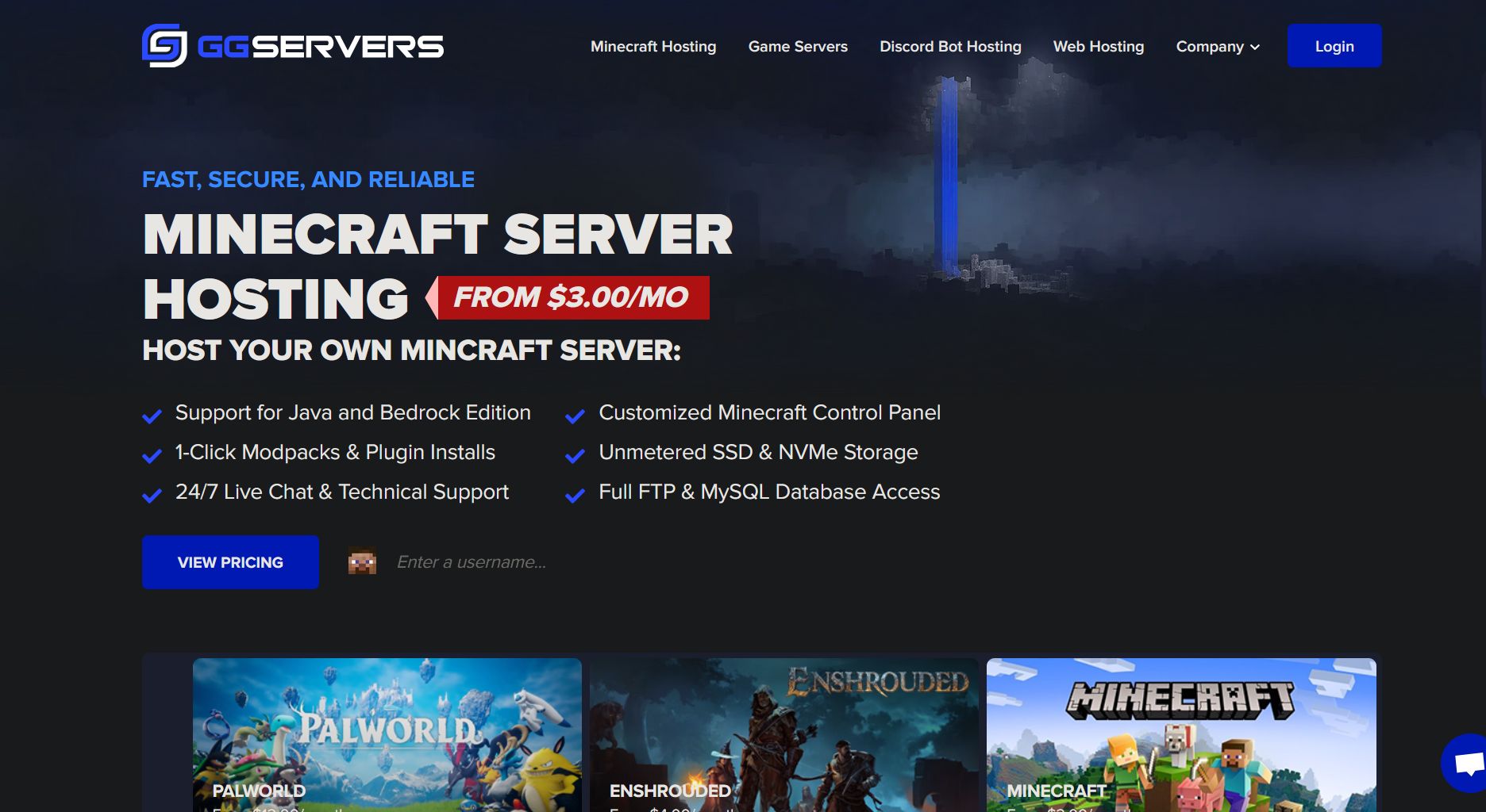 GGServers: Premium hosting for Minecraft servers | AlternativeTo
