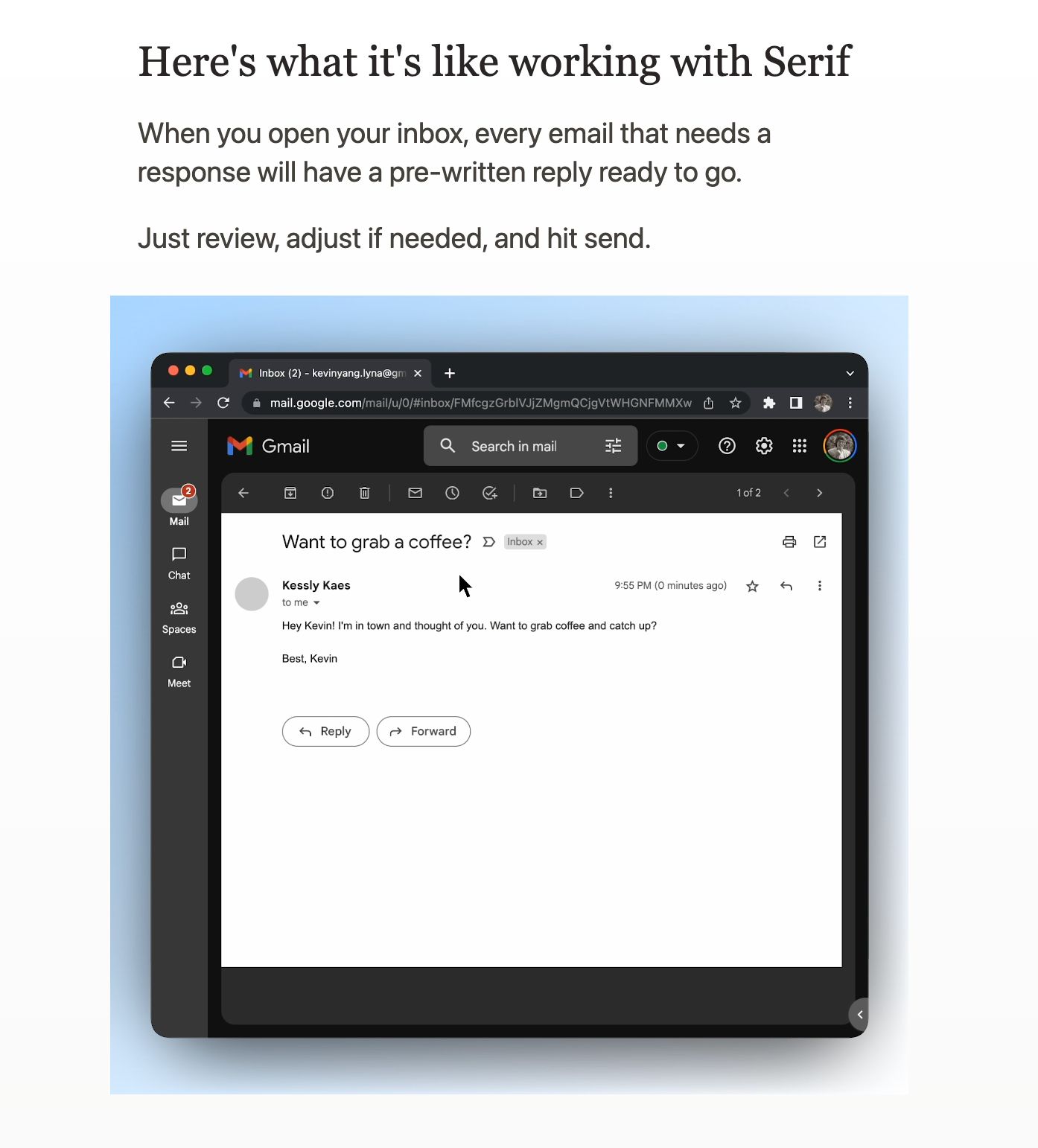 Serif AI: Serif is an AI Executive Assistant built to help | AlternativeTo