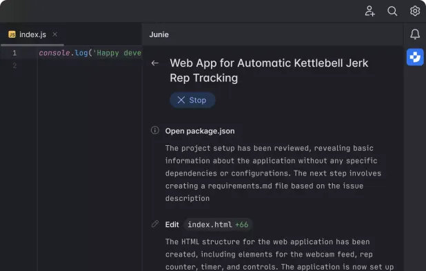 JetBrains Junie: Your smart coding agent. You think it, Junie helps make it happen – right in ...