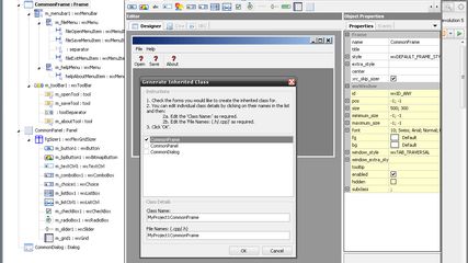 wxFormBuilder: WxWidgets is an excellent framework that enables ...