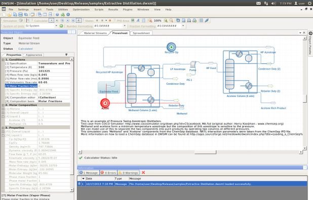 DWSIM: Open-source CAPE-OPEN compliant chemical process simulator for ...