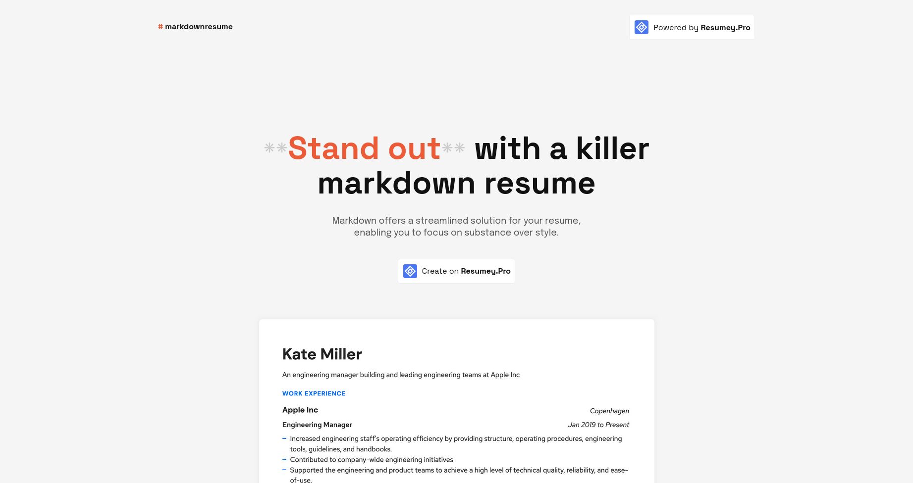 Markdown Resume Builder Alternatives - Explore Similar Sites & Apps ...