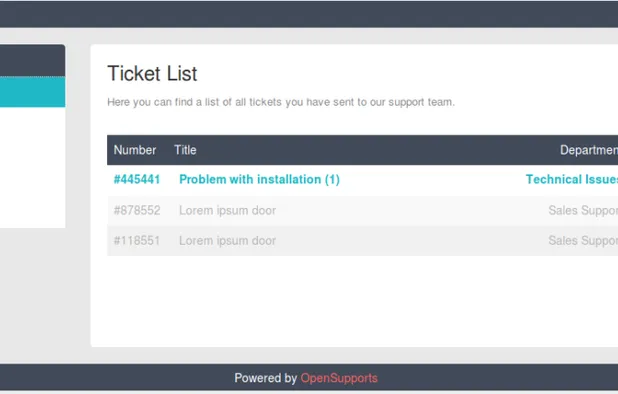 OpenSupports: Simple open source ticket system with user system and ...