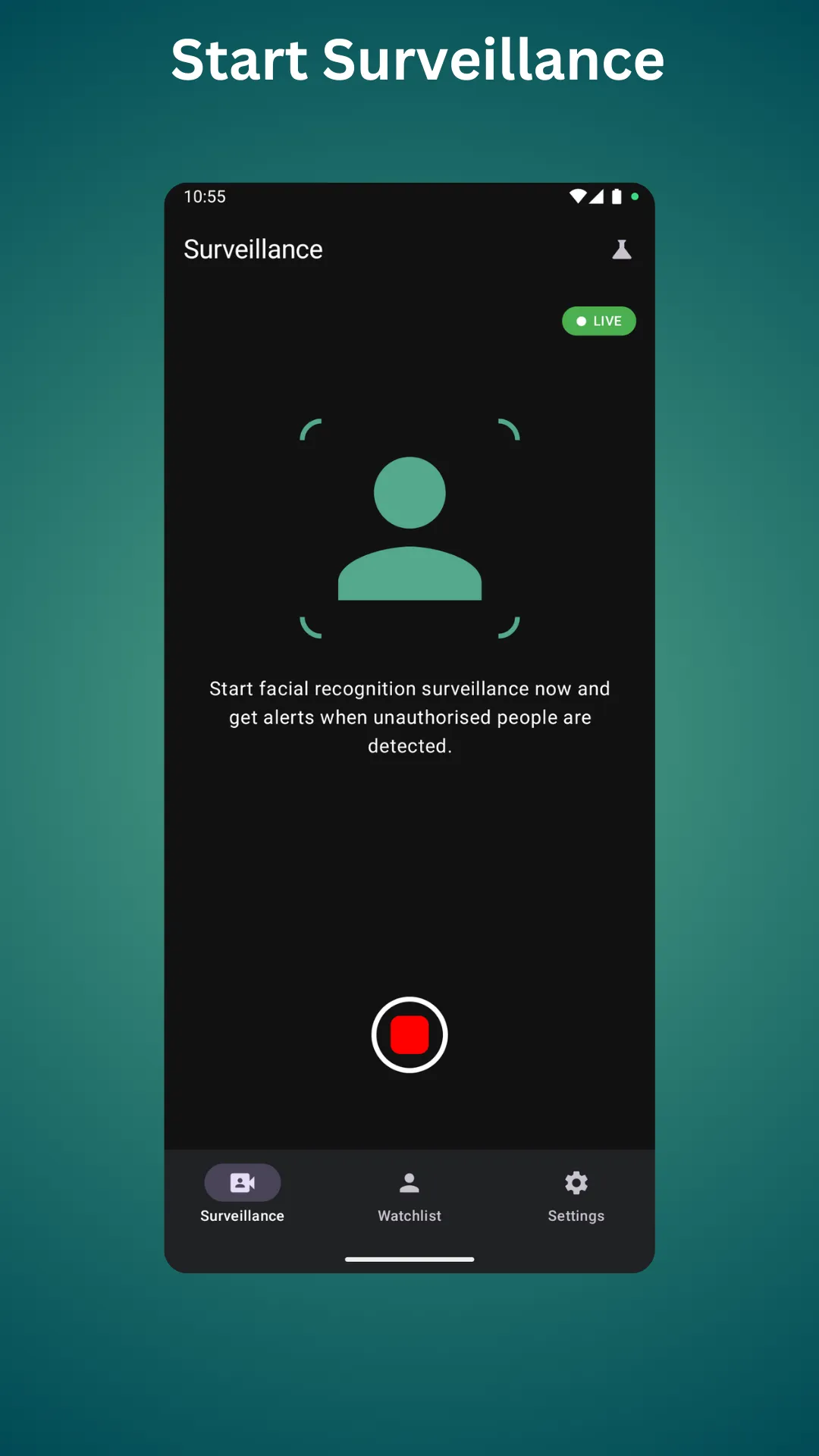 Sentinel Lens: A facial recognition surveillance app that sends ...