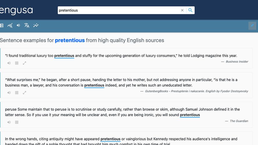 lengusa: Linguistic search engine and smart translator for perfecting ...