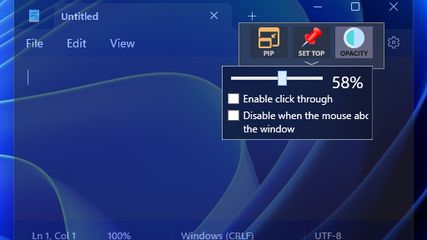 WindowTop: Boost your multitasking with Always-on-Top, Interactive ...