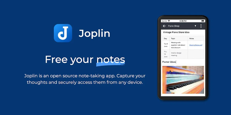 Joplin: An open source note taking and to-do application with ...