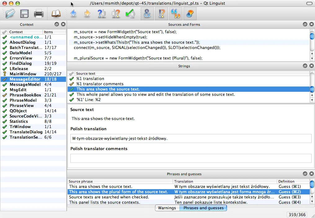 Qt Linguist: Helps translate Qt apps into multi languages | AlternativeTo