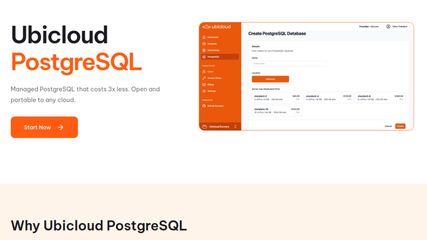 Ubicloud: Open, free, and portable cloud. Elastic compute, block storage (non | AlternativeTo
