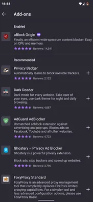 Fennec F-Droid : Web Browser using the Gecko layout engine to render ...