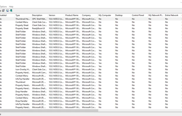 ShellExView: Shell Extensions are in-process COM objects which ...