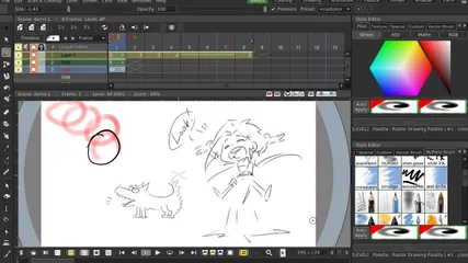 OpenToonz (Morevna Edition): Free and open-source 2D animation software for Windows, Linux and ...