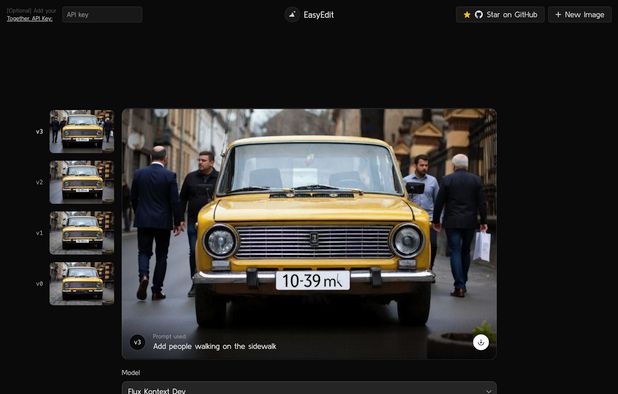 EasyEdit: The easiest way to edit images in one prompt. 100% free and open source | AlternativeTo