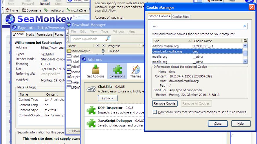 SeaMonkey: Web-browser, advanced e-mail, newsgroup and feed client, IRC ...