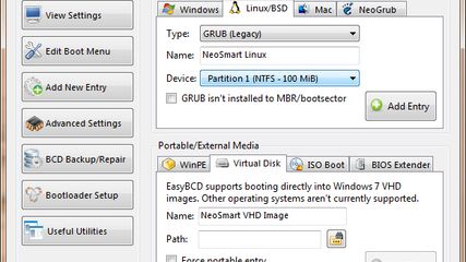 EasyBCD: Boot utility to easily tweak your Windows boot configuration ...
