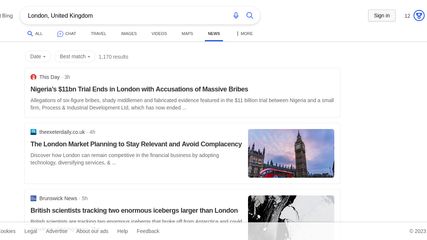 Microsoft Bing: This is the main entry for the search engine tool ...