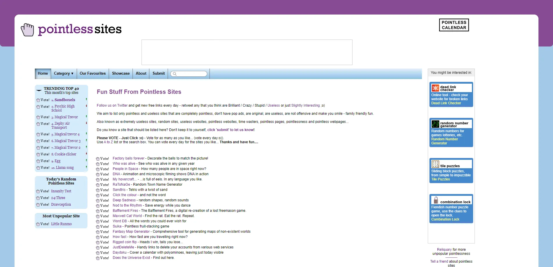 Pointless Sites Alternatives and Similar Sites & Apps | AlternativeTo