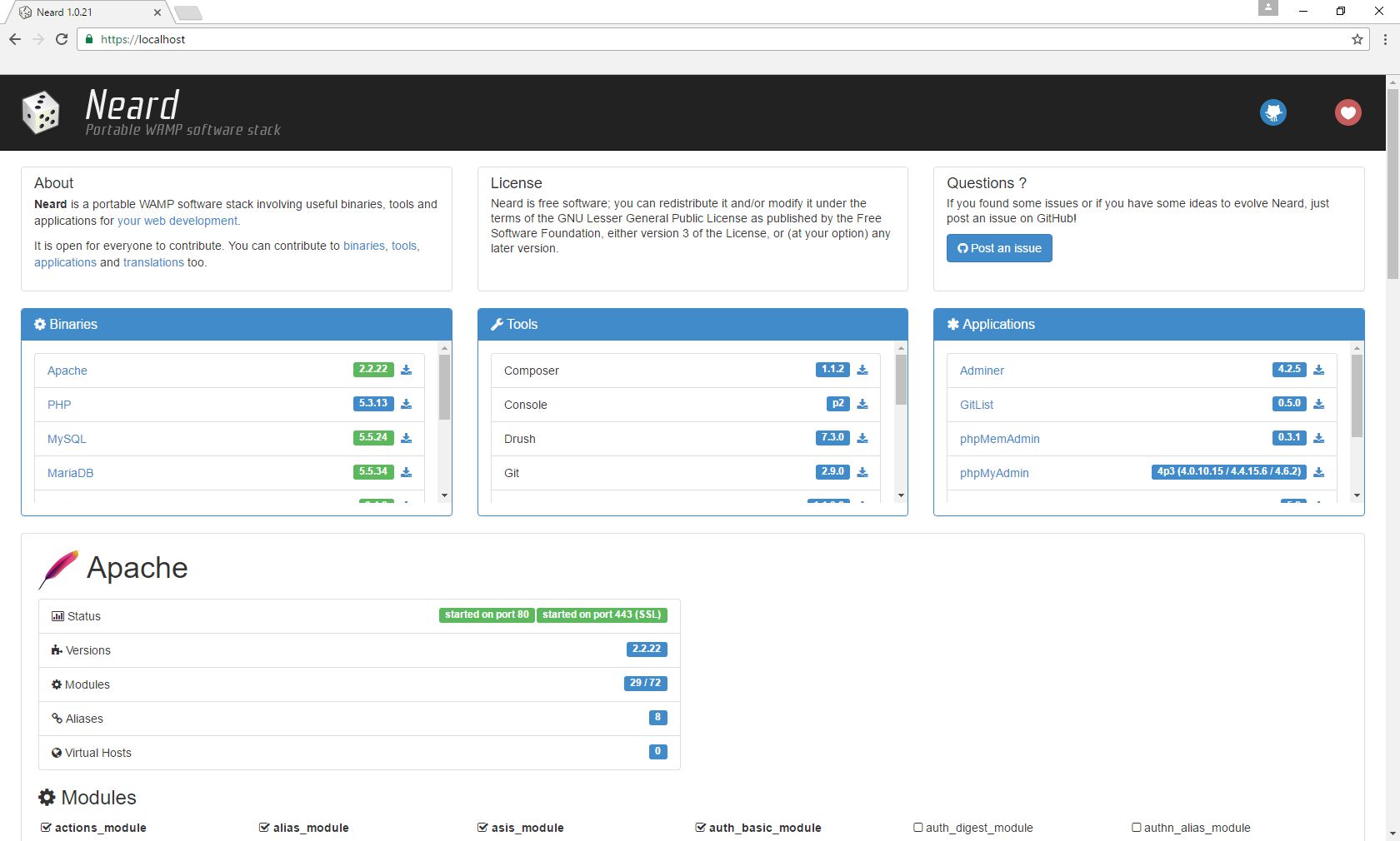 Neard: Portable WAMP software stack for the | AlternativeTo