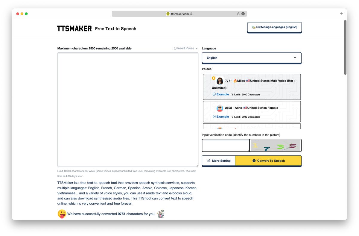 TTSMaker: App Reviews, Features, Pricing & Download | AlternativeTo