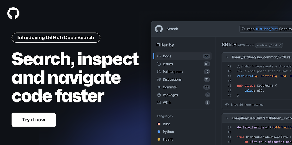 GitHub launches new code search and code view feature to boost developer productivity ...