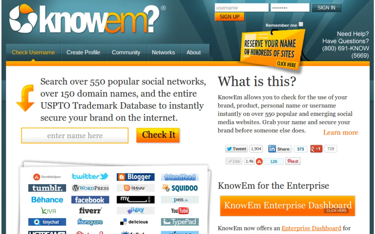 KnowEm Alternatives: Top 5 Social Networks & Similar Apps | AlternativeTo