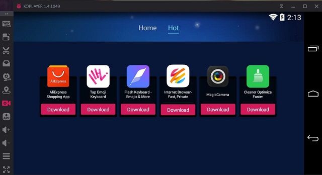KOPLAYER: Android emulator for PC desktops that focuses on game support ...