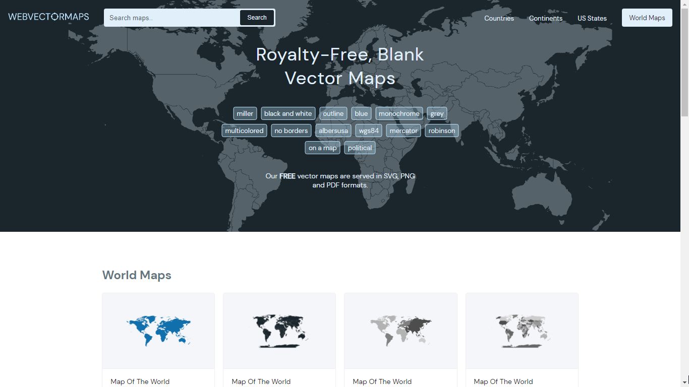 Web Vector Maps Alternatives and Similar Sites & Apps | AlternativeTo