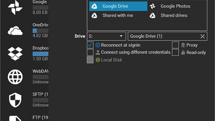 RaiDrive: Mount NAS, Router, Google Drive, OneDrive and Dropbox to a network drive on ...