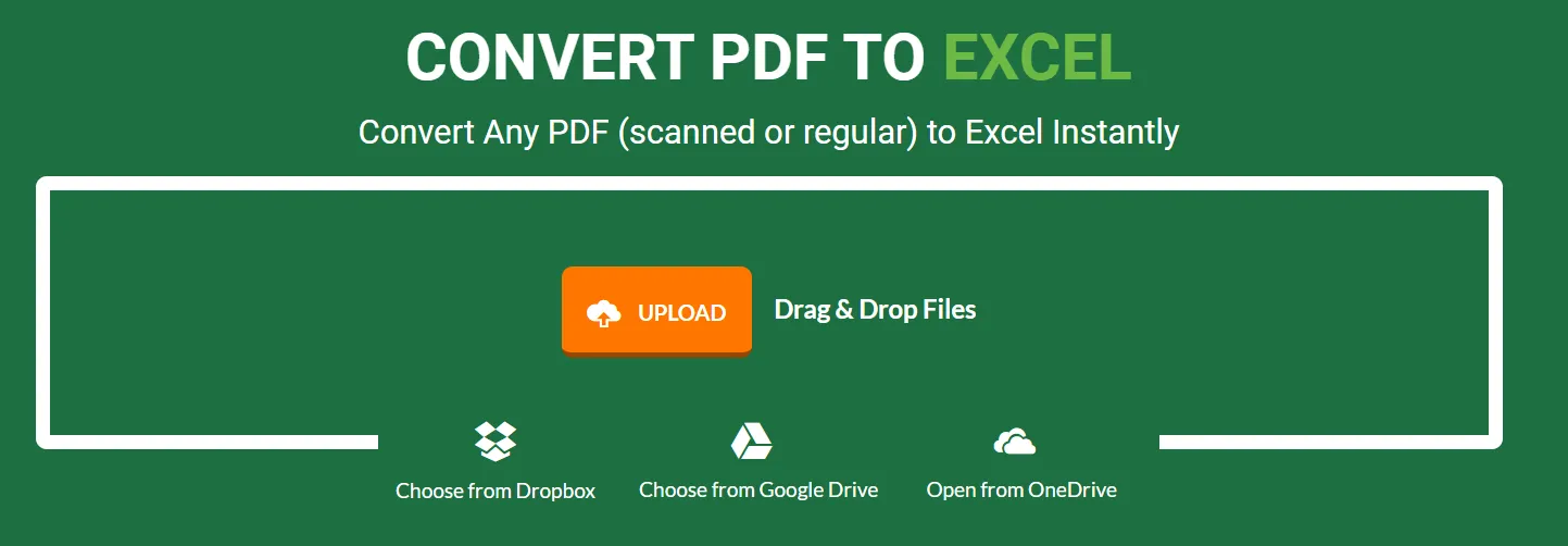 PDFtoExcel.com Alternatives and Similar Sites & Apps | AlternativeTo