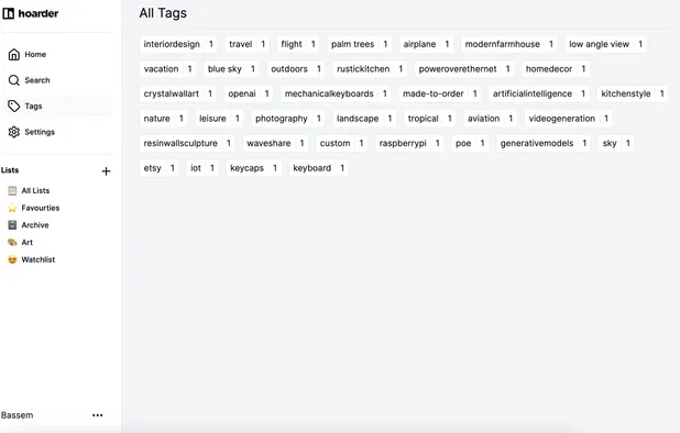 Karakeep: Self-hosted open source bookmarking with AI tagging | AlternativeTo