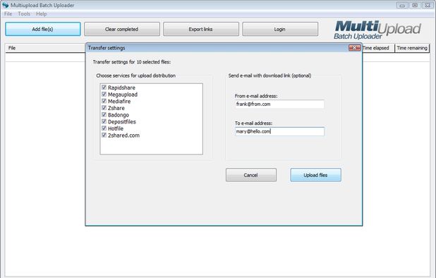 MultiUpload: With MultiUpload, you can upload your files to | AlternativeTo
