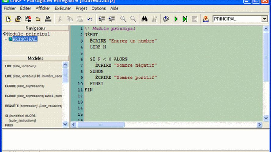 LARP: Educational software for teaching algorithms with pseudo-code and flowcharts | AlternativeTo