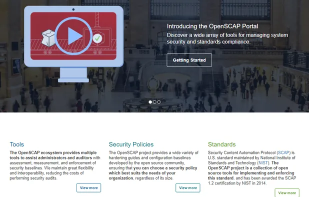 OpenSCAP: SCAP is a line of standards managed by NIST | AlternativeTo