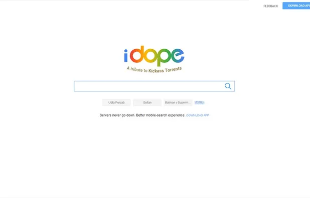 iDope: Torrent search engine for both PC & Android | AlternativeTo