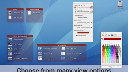 Desktop Groups: The app lets you create groups of related files ...